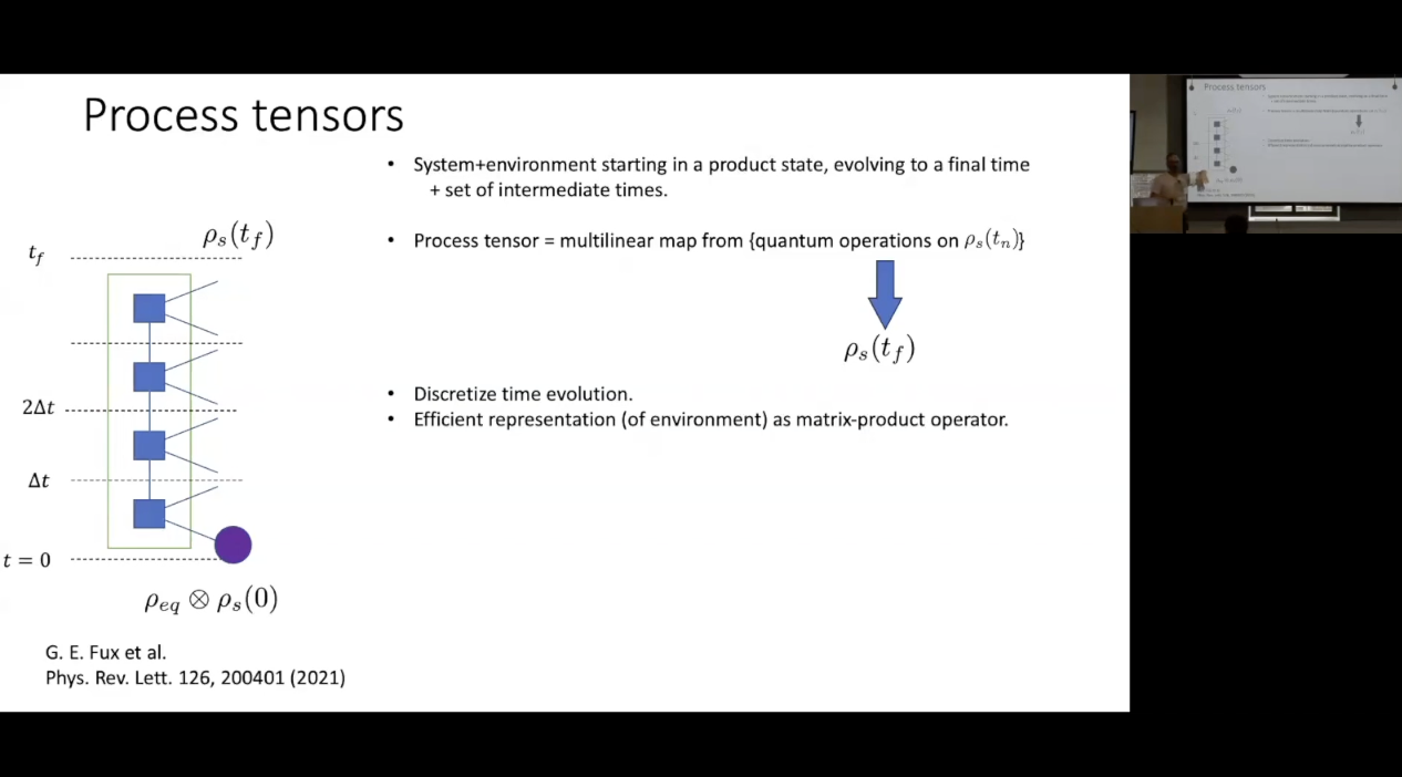 Paul Eastham: Optimal Control and Inverse Design with Process Tensors